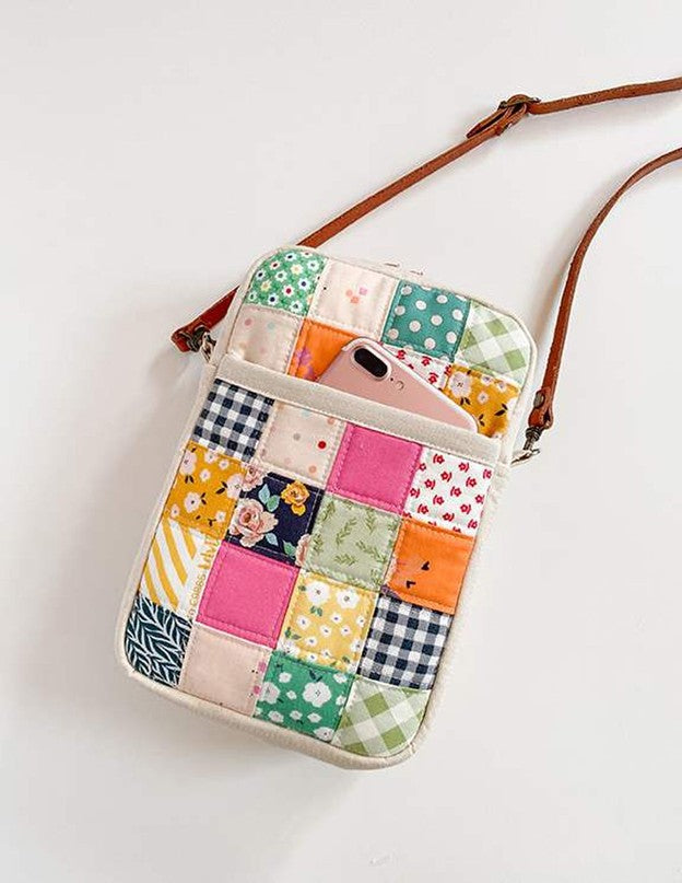 Minki Kim Sun Patch Crossbody Bag Pattern – Minding My P's & Q's Quilt Shop