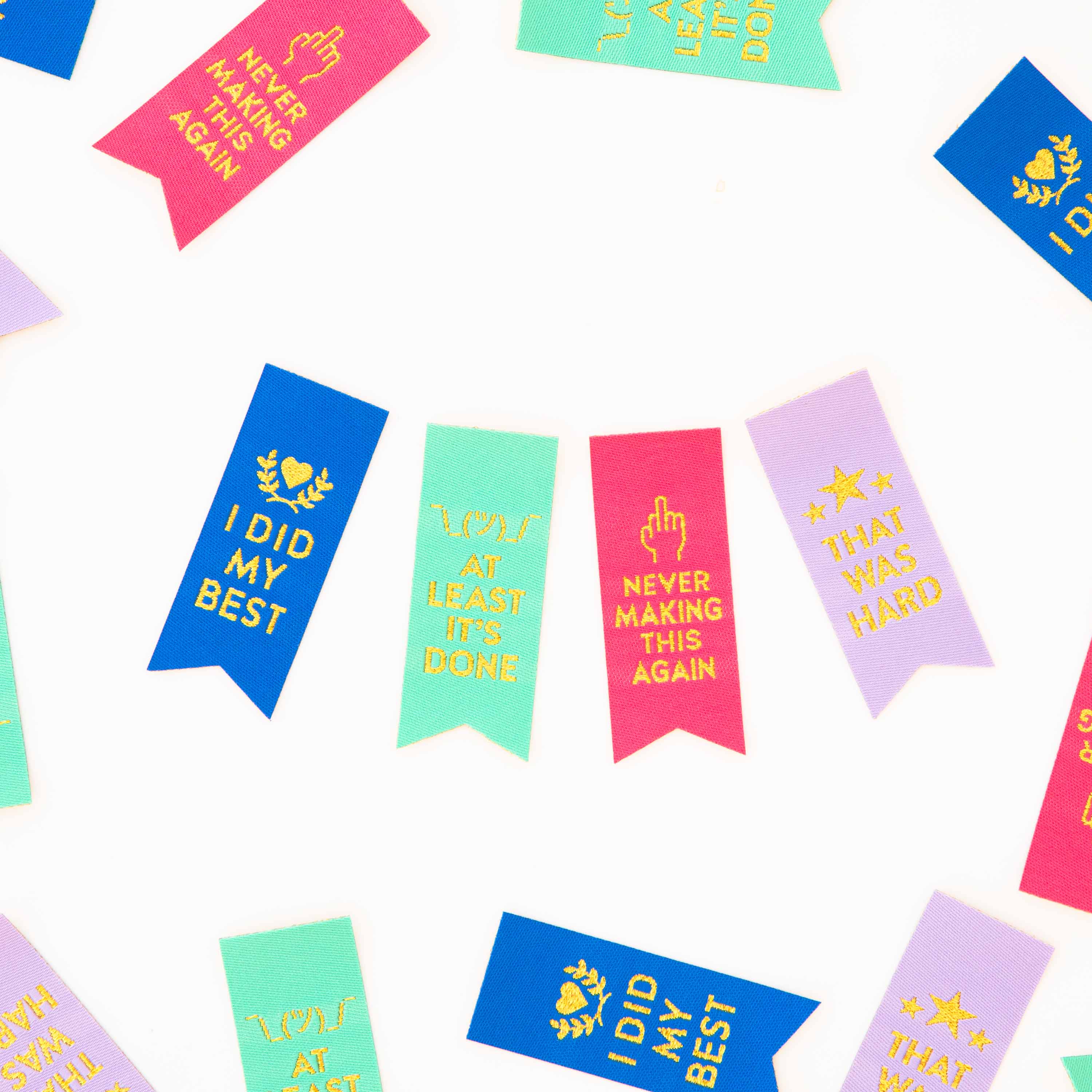 Award Ribbon Multipack Woven Labels – Minding My P's & Q's Quilt Shop